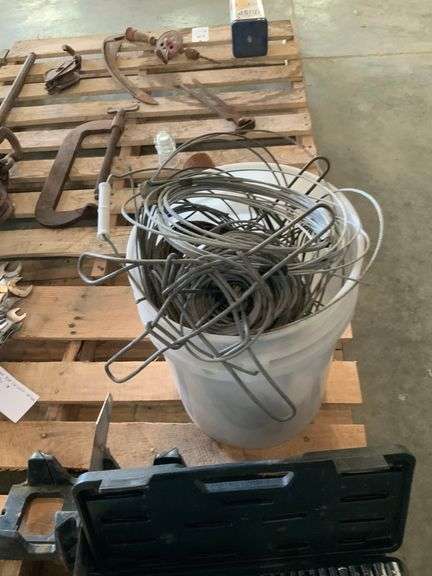 2 Tool Boxes - Socket Sets, Misc. Tools & Supplies, Hand Saw & Bucket ...