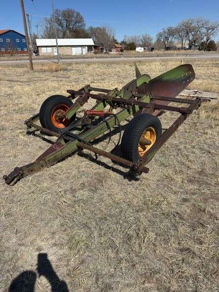 Large V Ditcher Mounted on John Deere Frame - Kraupie's Real Estate ...