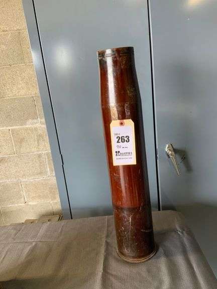 90mm Shell Casing - Kraupie's Real Estate & Auctioneers
