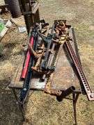 2 Handy Man Jacks, 2 Fence Stretchers & Steel Table - Kraupie's Real ...