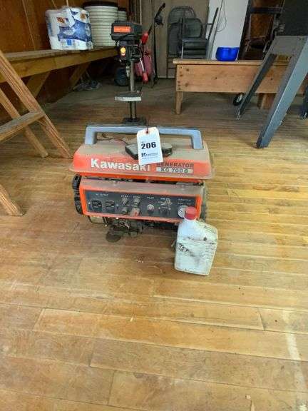 Kawasaki KG 700 B Generator - Kraupie's Real Estate & Auctioneers
