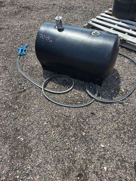 Plastic DEF Tank with Hose and Nozzle - Kraupie's Real Estate & Auctioneers