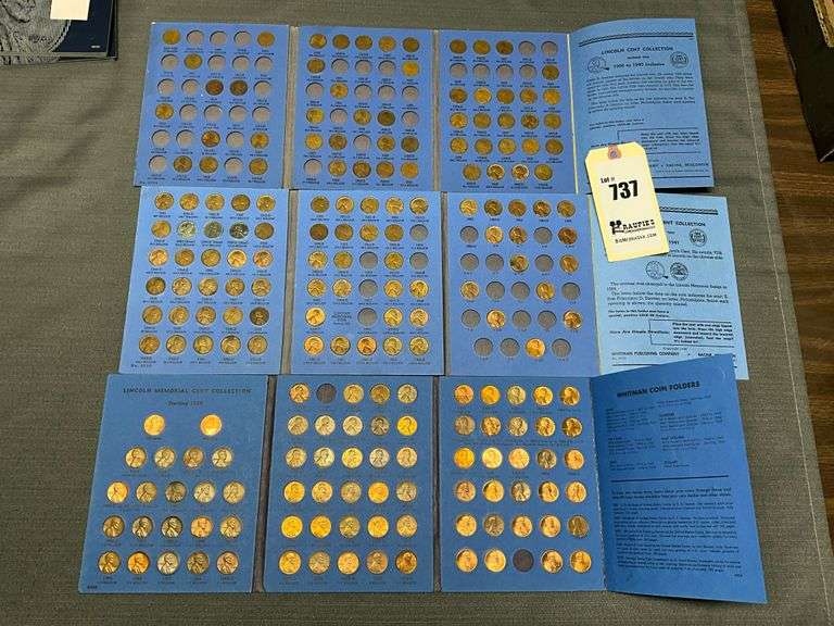 1909 - 1940 Lincoln Penny Folder - Kraupie's Real Estate & Auctioneers