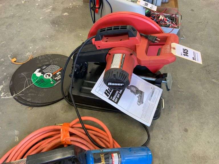 Like new Bauer cut off, saw with spare blades - Kraupie's Real Estate ...