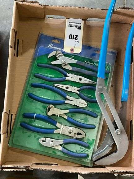 New Pliers, Big Channel Locks - Kraupie's Real Estate & Auctioneers