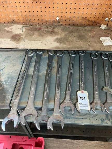 Large Combo. Wrench Set 2" to 1" - Kraupie's Real Estate & Auctioneers