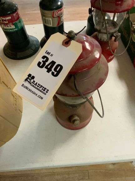 Coleman 200A 63 Gas Lantern - Kraupie's Real Estate & Auctioneers