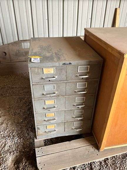 LeFebure 10 Drawer Steel Organizing Cabinet 28" x 23" x 34" - Kraupie's ...