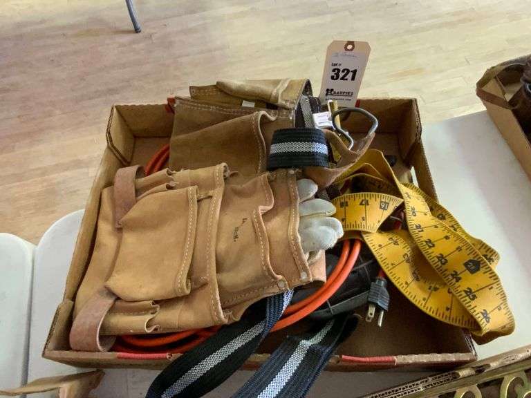 2 Boxes - 2 Tool Belts, Like New, Jack and 2 Small Shovels - Kraupie's ...