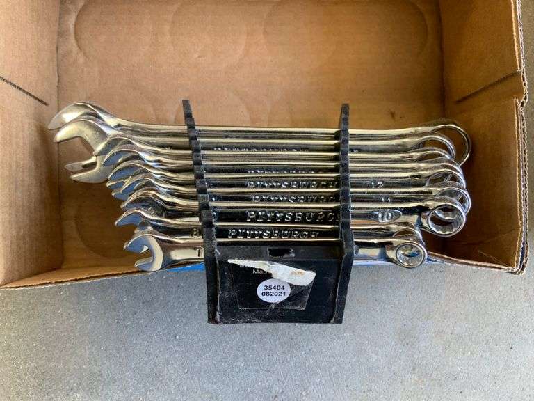 Two sets of Pittsburgh combination wrenches, SAE and metric - Kraupie's ...