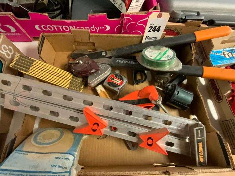 3 Chalk Lines, Folding Ruler, Grinder Wheel Sharpener, Hole Saws ...