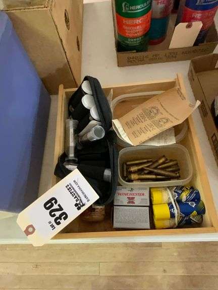 Organizer Full of Paper Shooting Targets & Box - Kraupie's Real Estate ...