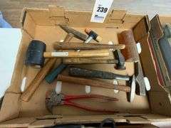 Assorted Hammers & Mallets, Fence Pliers - Kraupie's Real Estate & Auctioneers