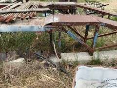 Stationary Car Rack, 15' Upper Deck, Has Ramps, Rack ONLY!!! Contents ...