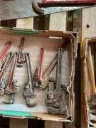 8 Smaller Pipe Wrenches - Kraupie's Real Estate & Auctioneers