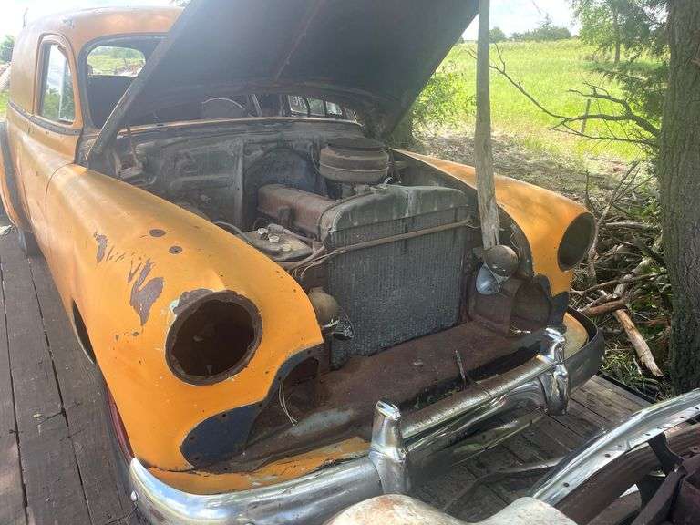 1950 Yellow Chevy Delivery Panel Wagon - Kraupie's Real Estate ...