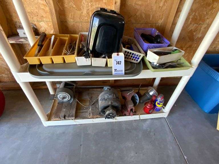 2 Shelves Of Misc. Items - Kraupie's Real Estate & Auctioneers