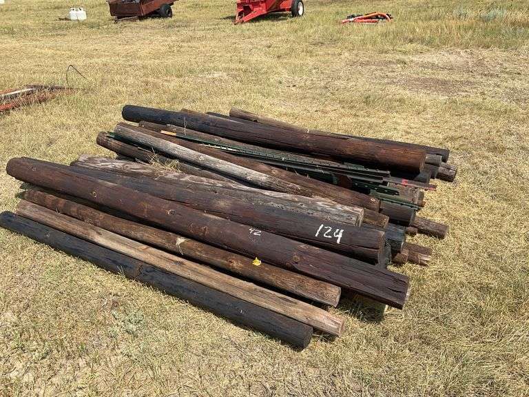 Misc. Pile of Creosote Posts and T Posts - 42 total - Kraupie's Real ...