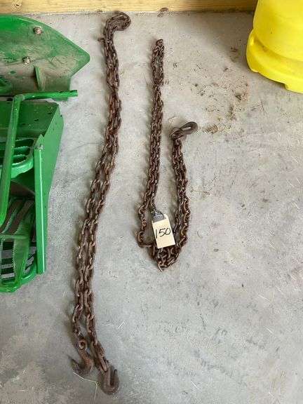 2-10’ Log Chains - Kraupie's Real Estate & Auctioneers