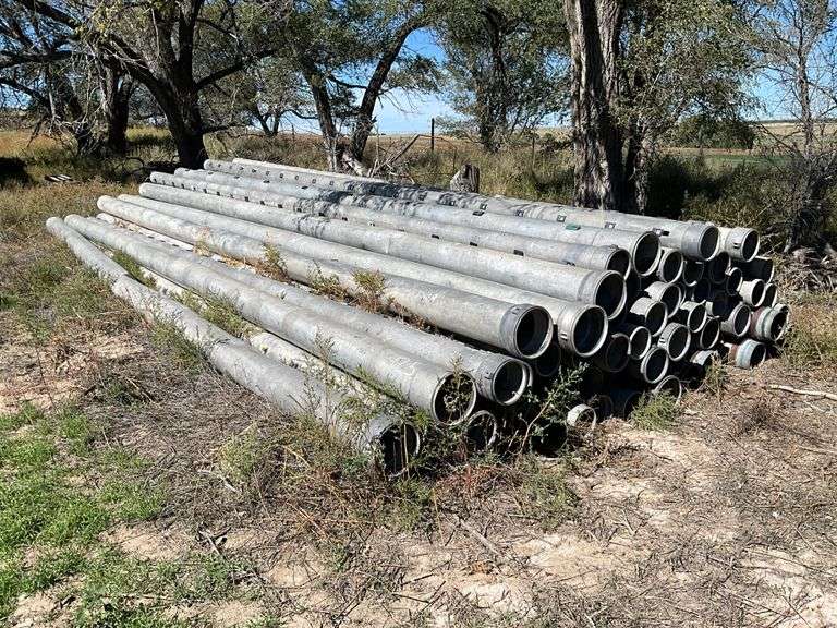 Aluminum Gated Pipe, 8”& 10”, mostly 20” Gates, Sold By the Foot ...