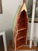 Canoe shelf unit, bottom shelf not included - Legacy Auction Company