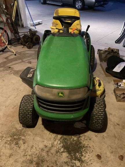 John Deere LA 115 lawn tractor, 42” deck with - Legacy Auction Company