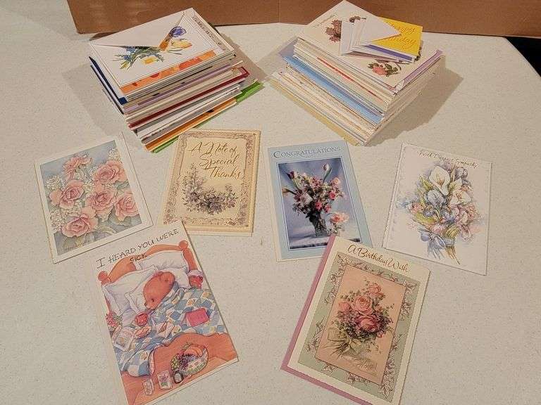 100+ Very Nice Greeting Cards With Envelopes For - Legacy Auction Company