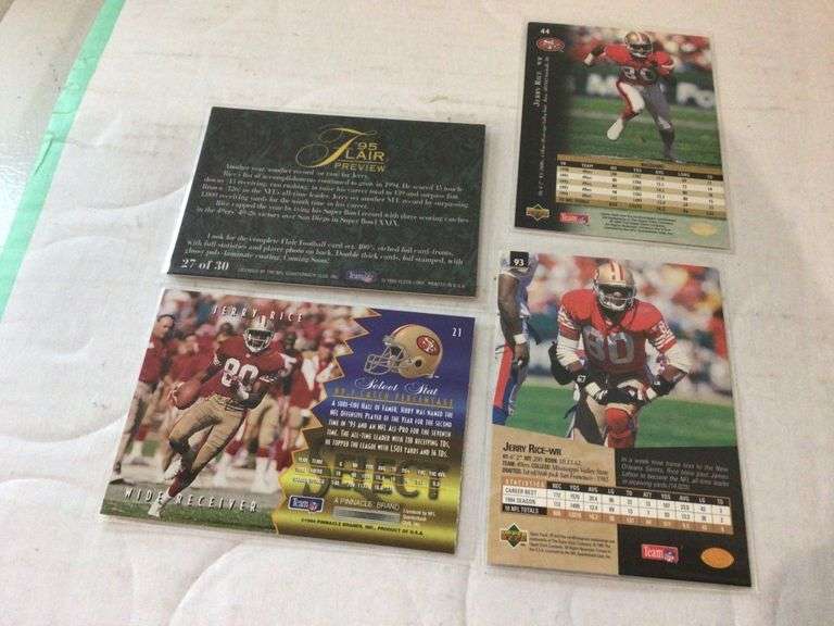 Jerry Rice football cards - Legacy Auction Company