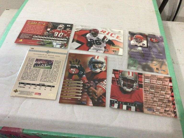 Jerry Rice football cards - Legacy Auction Company