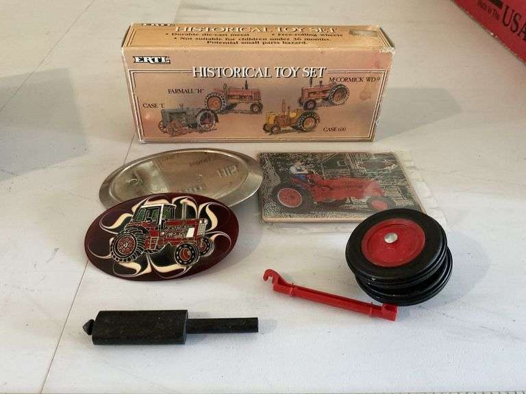 Miscellaneous tractor pieces, historical set, - Legacy Auction Company