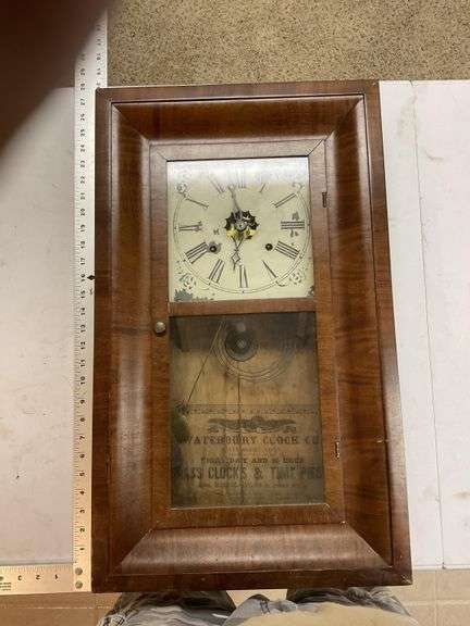 Vintage Waterbury wall clock etc - Legacy Auction Company