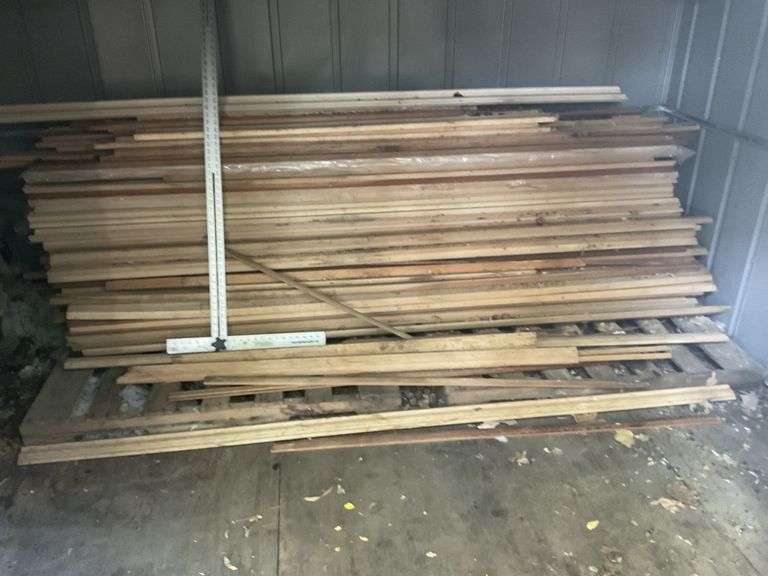 All trim pieces in shed - Legacy Auction Company