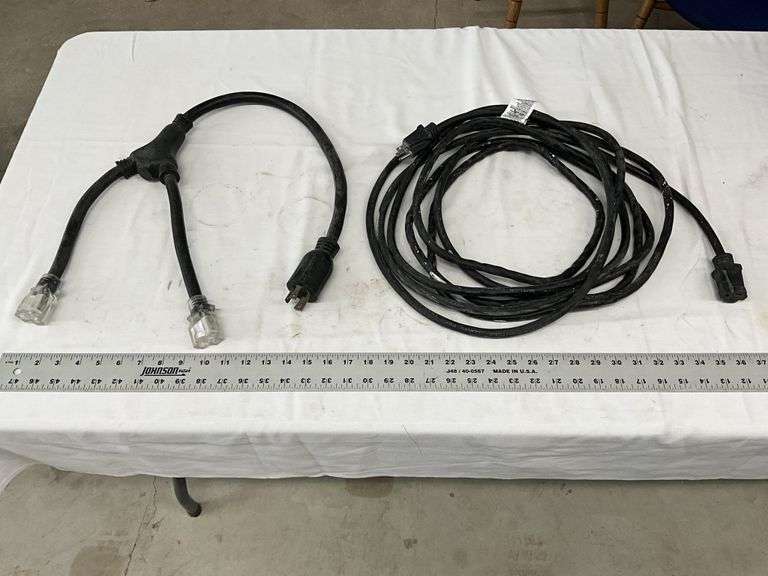 Generator splitter and electrical cord - Legacy Auction Company