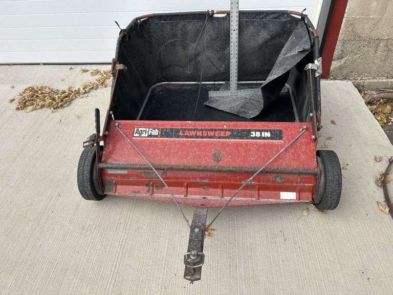 38" Agrifab lawn sweep - Legacy Auction Company