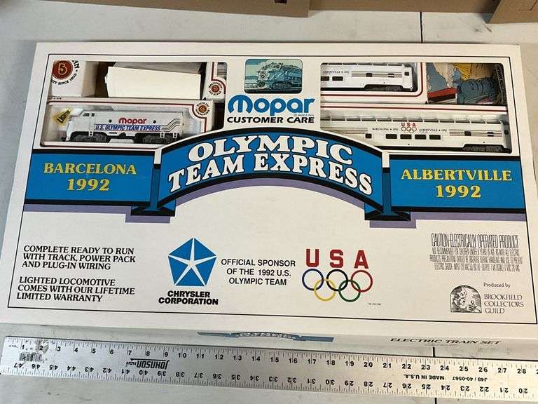 Olympic team Xpress train set - Legacy Auction Company