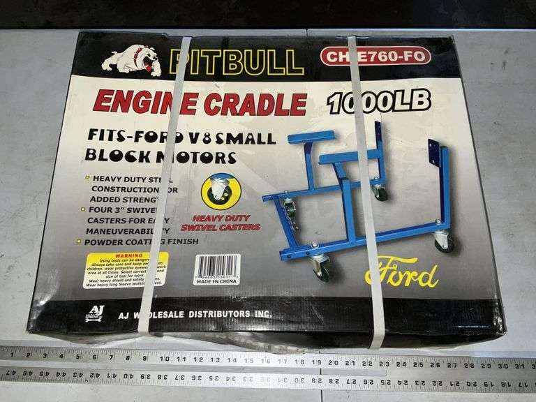 Pitbull engine cradle, Ford small block - Legacy Auction Company