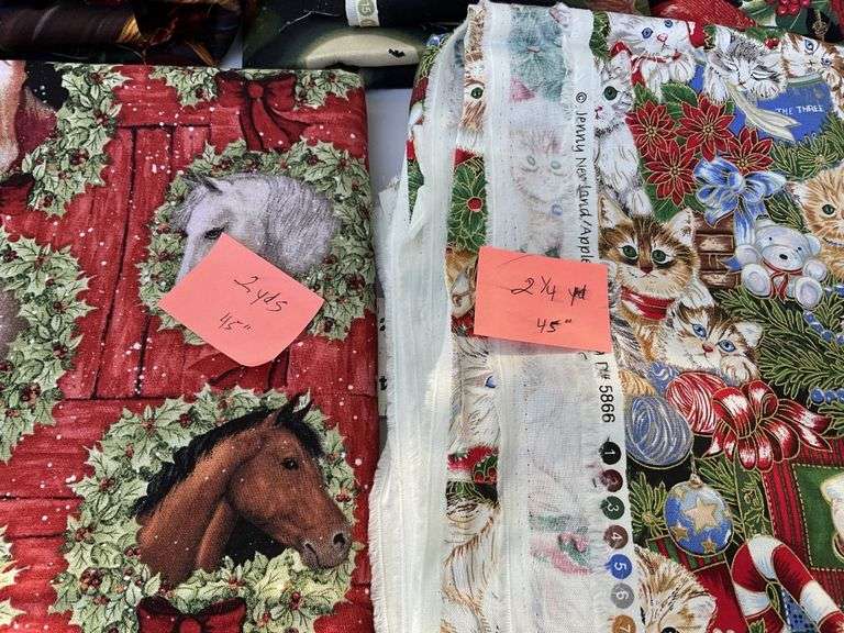 Assorted fabric - Legacy Auction Company