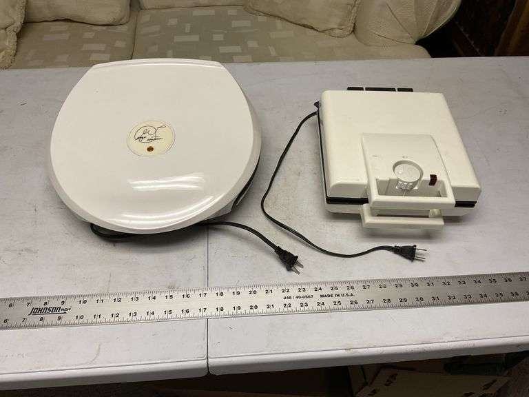 George Foreman grill and Dazey waffle maker - Legacy Auction Company