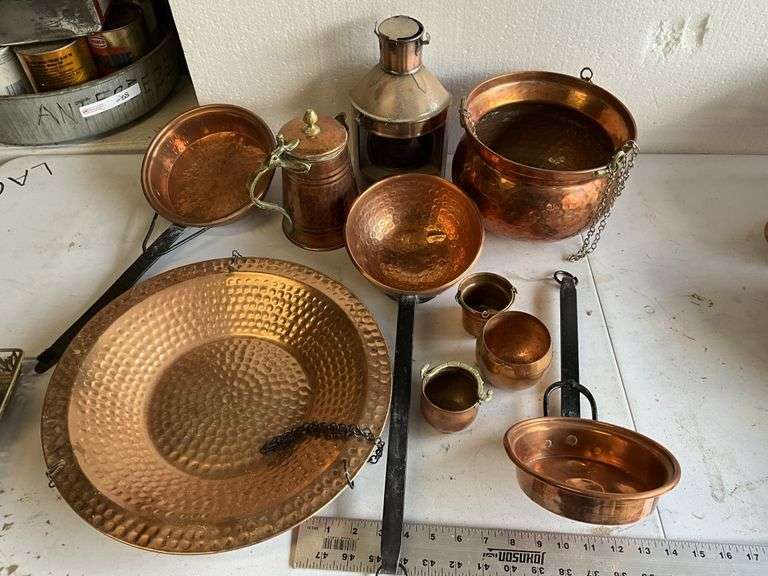 Copper items - Legacy Auction Company