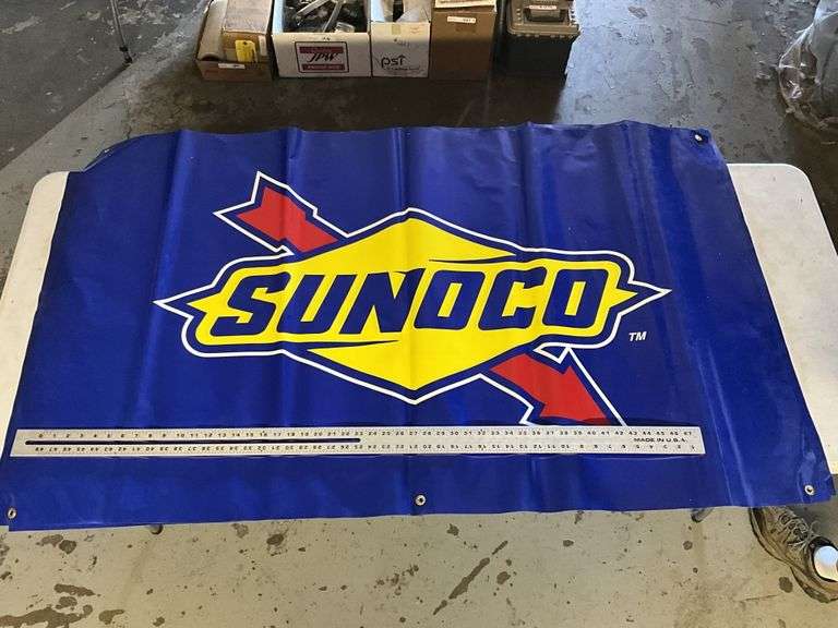 8 Sunoco banners - Legacy Auction Company