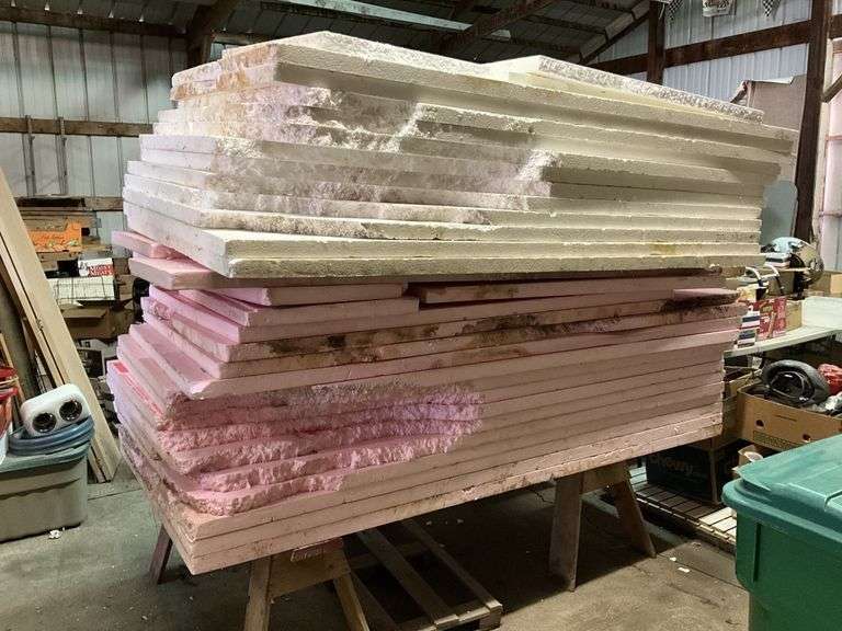 Styrofoam insulation pieces, as is - Legacy Auction Company