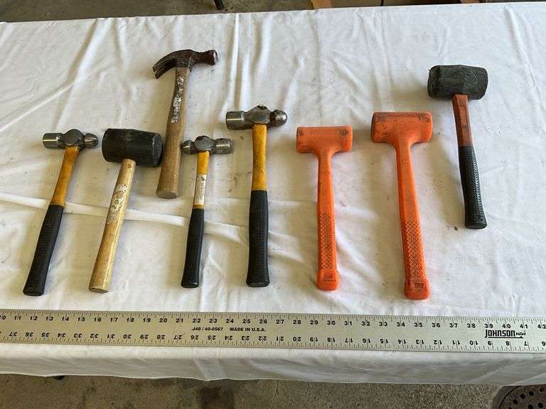Assorted hammers - Legacy Auction Company