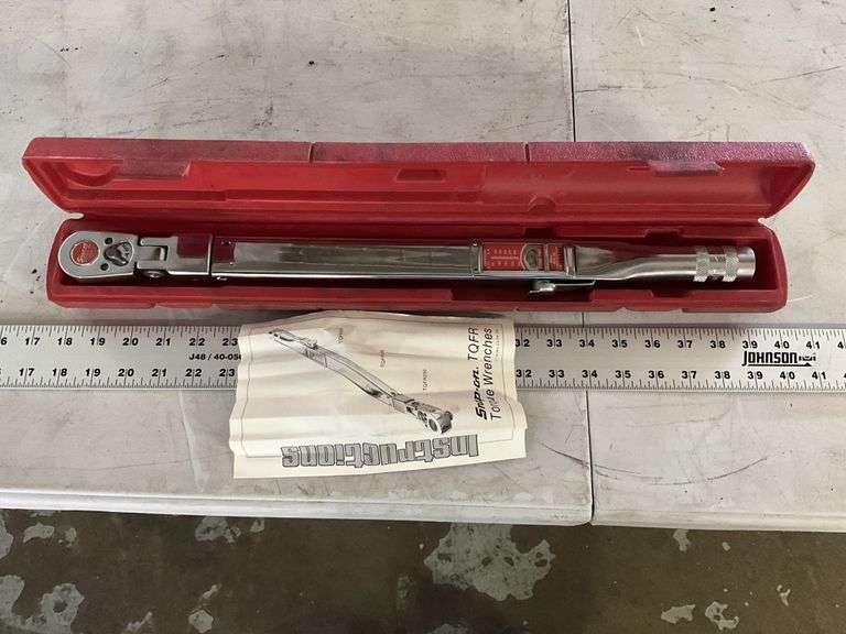 1/2" snap-on click type torque wrench - Legacy Auction Company