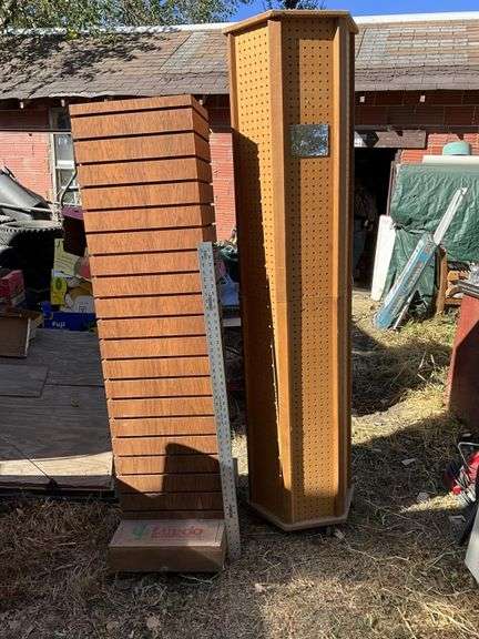 Rolling display stands - Legacy Auction Company