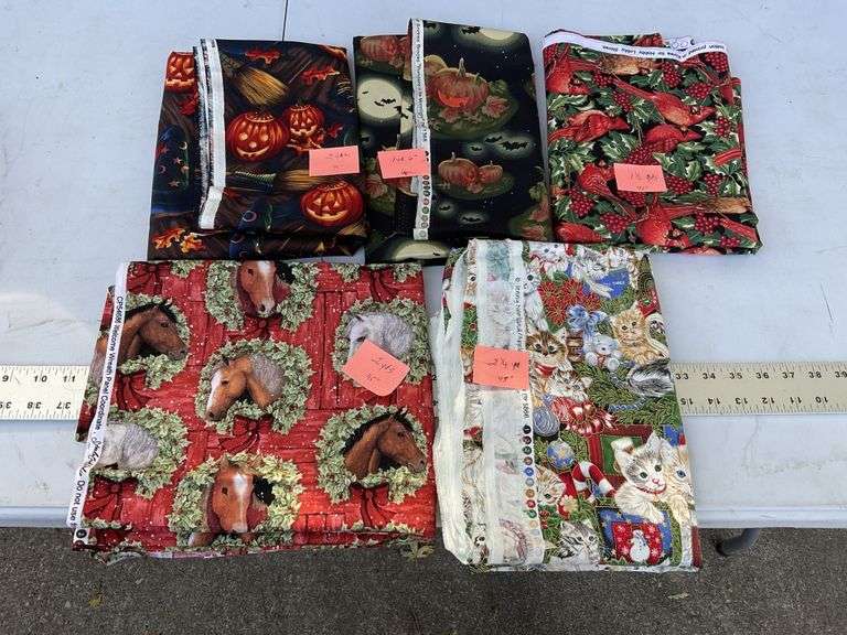 Assorted fabric - Legacy Auction Company