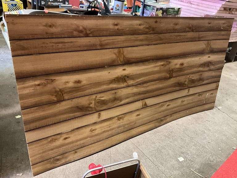13 sheets 4 x 8 x 1/4 New Cut cedar paneling, - Legacy Auction Company