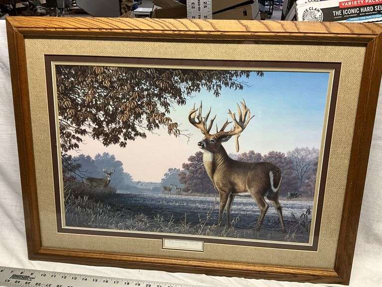 Big Country Bucks print by Larry Zach - Legacy Auction Company
