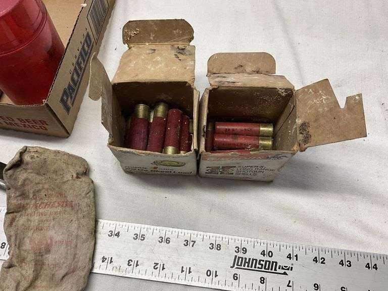 28 gauge shells (1/2 boxes), gun parts, old - Legacy Auction Company
