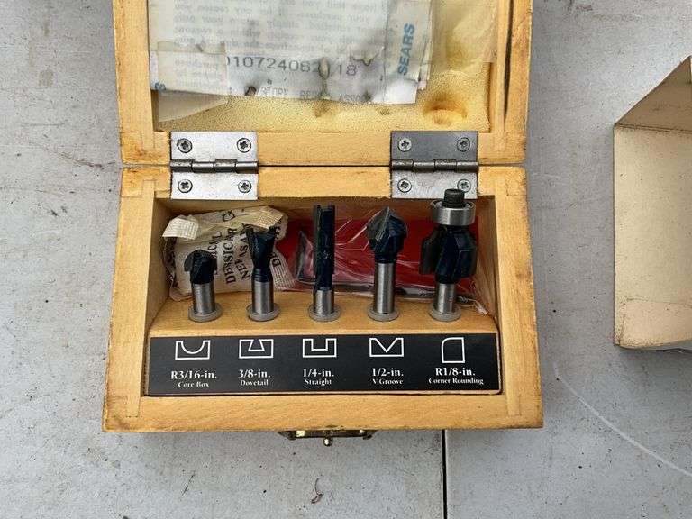 Router bit sets - Legacy Auction Company