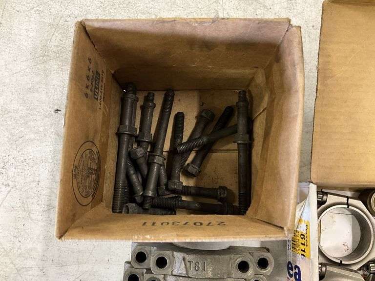 caps and small block Chevy piston rods - Legacy Auction Company